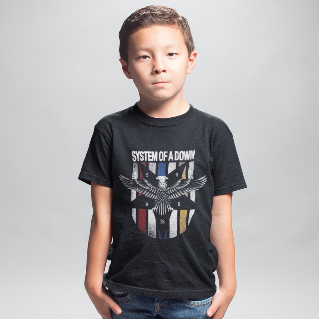 Jual Kaos Anak BAND SYSTEM OF A DOWN | Baju Anak | kaos anak 2 tahun 12 ...
