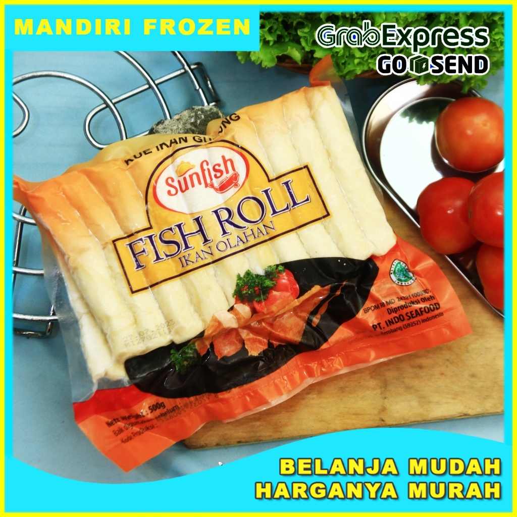 Jual SUNFISH Fish Roll 500gr - Makanan Beku Olahan | Shopee Indonesia