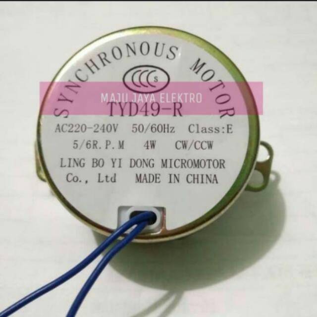 Jual DINAMO SYNCHRONOUS MOTOR ROTARY TERMURAH 5/6 RPM DYNAMO MIYAKO ...