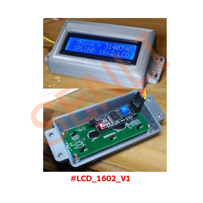 Jual Case Casing Cover Frame LCD Arduino 16x2 16x02 1602 V1 | Shopee ...