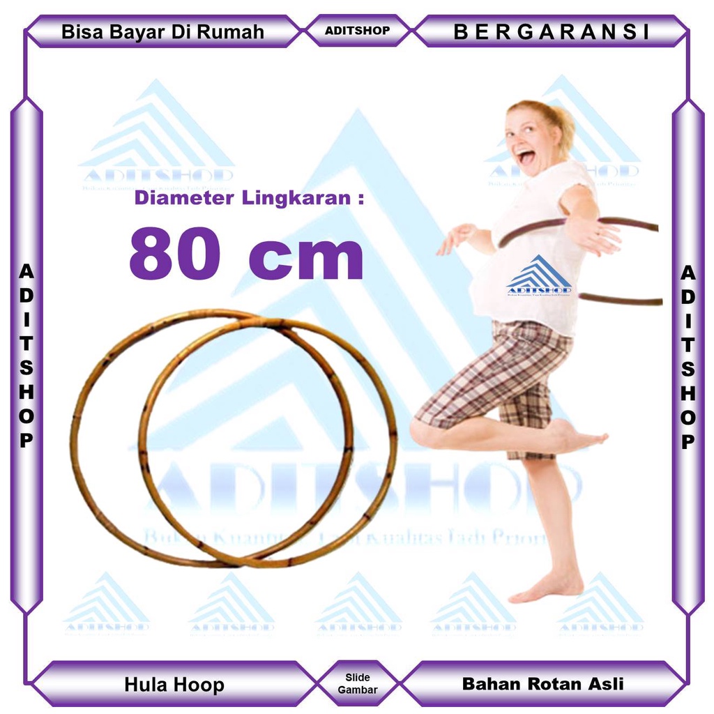 Jual Hula Hoop Rotan 80 CM / Aditshop / Hula Hup Diameter Lingkaran 80 cm | Shopee Indonesia
