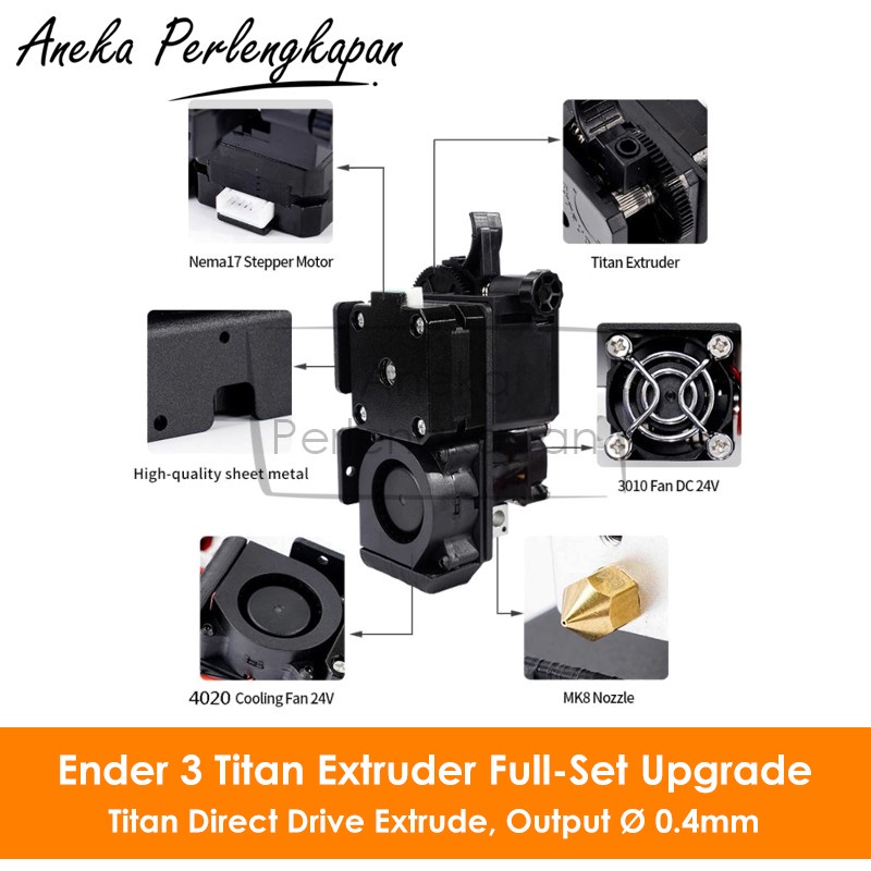 Jual Ender 3 Direct Drive Titan Extruder Upgrade Full Set 24V | Shopee Indonesia
