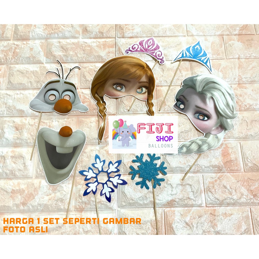 Jual Acc Photobooth Character Frozen Elsa / Photo Props / Properti Foto ...