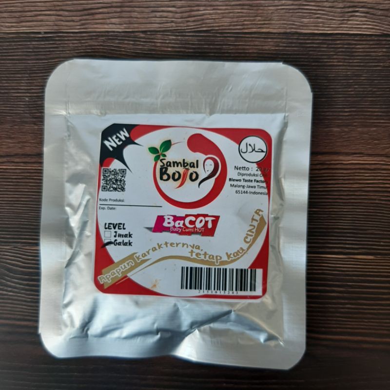 Jual SamBhojo - Sambal Baby Cumi Nagih (Bojo Byucin) Kemasan Sachet ...