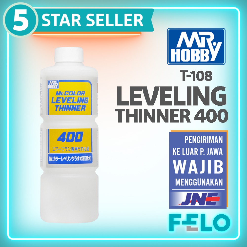 Jual CAT / THINNER GUNDAM - MOKIT MR LEVELING THINNER T108 400ML / T ...