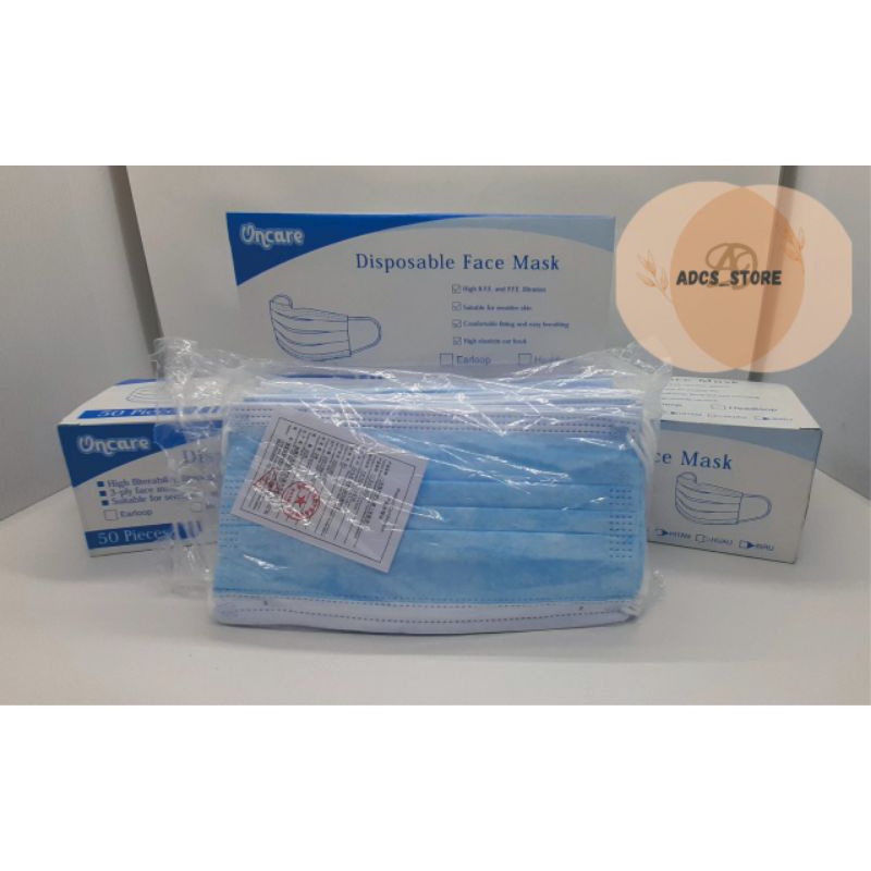Jual Disposable Masker Kesehatan / Medis 3Ply Earloop Murah | Shopee ...