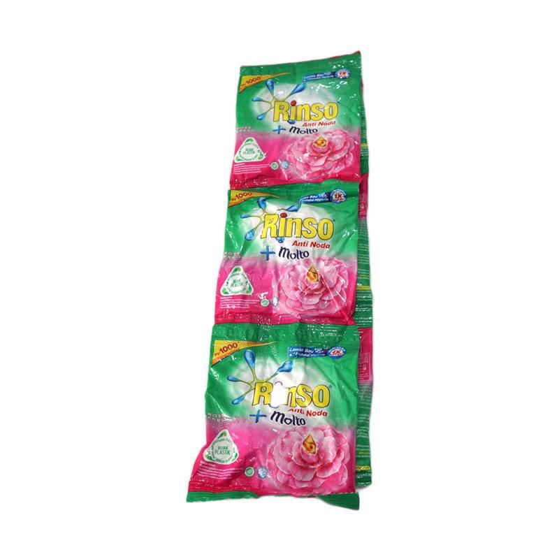 Jual RINSO MOLTO Deterjen Bubuk Kemasan Sachet 40gr ( 1 renceng 6 ...