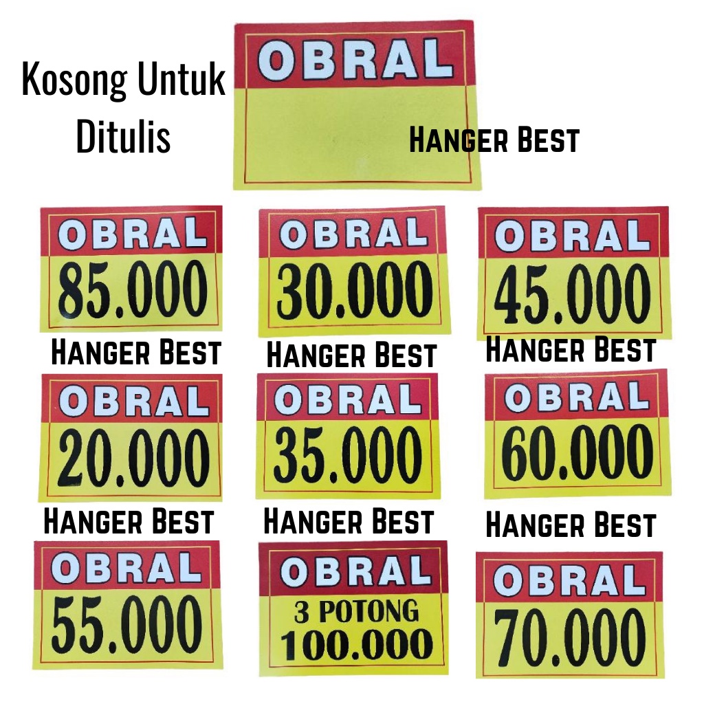 Jual Kertas Tulisan Harga Bandrol / Kertas Tulisan Laminating / Name ...