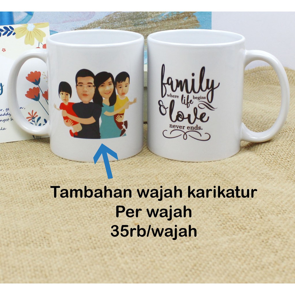 Jual Mug Karikatur / Mug Custom / Mug Unik / Souvenir Mug | Shopee ...