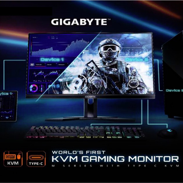 Jual GIGABYTE M27Q 27 Inch QHD 170Hz 0.5ms KVM Gaming Monitor | Shopee ...