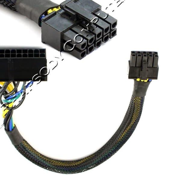 Jual Kabel PSU 24 Pin Female to 10 Pin Male Converter for Lenovo ...