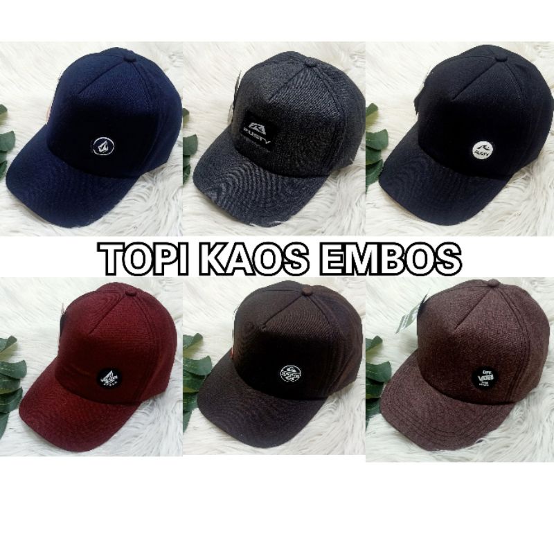 Jual Topi Embos / Topi Kaos Nyaman / Topi Distro / Topi POLOS / Topi ...