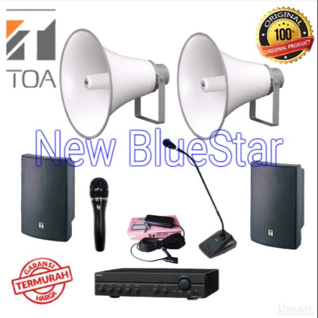 Jual Paket Sound System Masjid TOA Horn ZH 5025 BM - TOA ZS 1030 ...