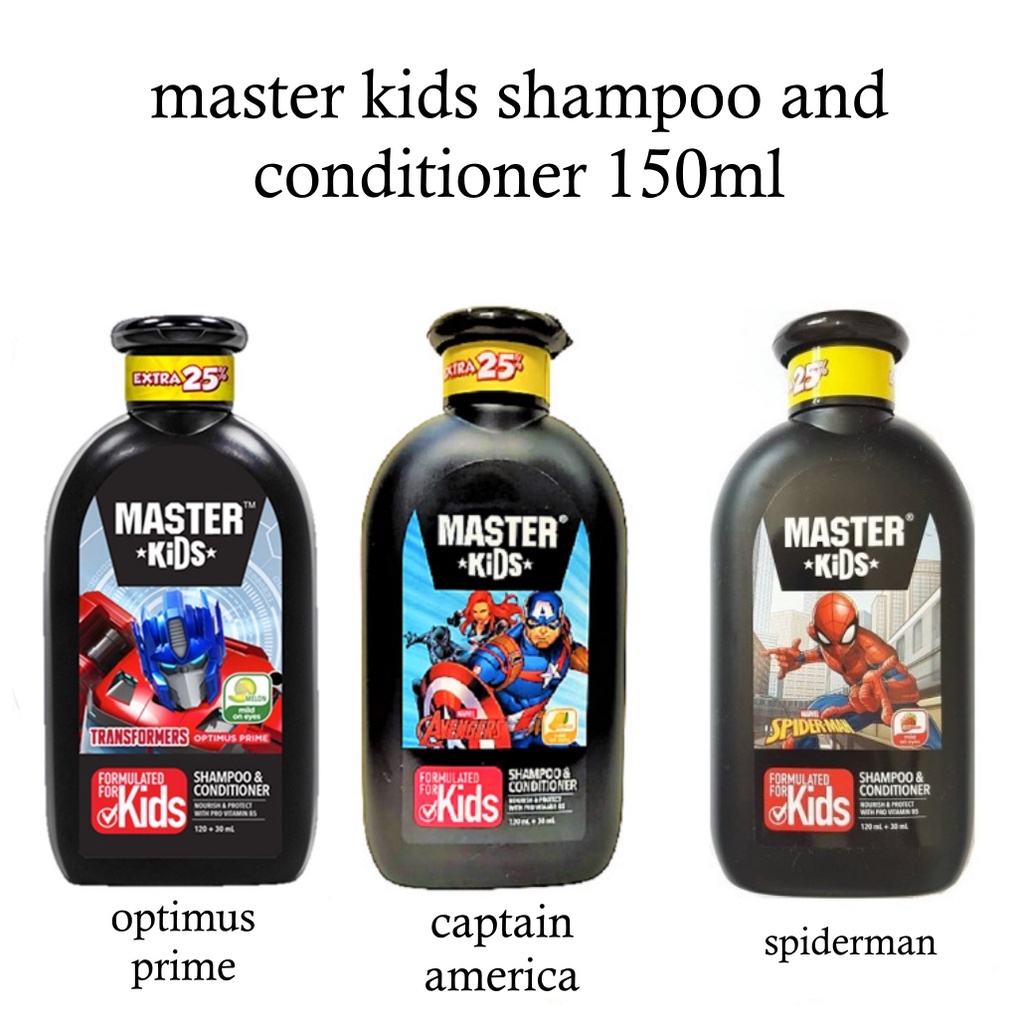 Jual MASTER KIDS SHAMPOO AND CONDITIONER 150ML | Shopee Indonesia