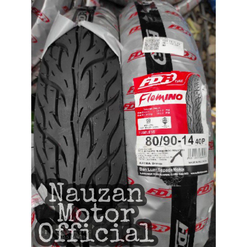 Jual Ban Motor FDR Flemino Tubelles Matic Ring 14 80/90-14 Beat,Vario ...