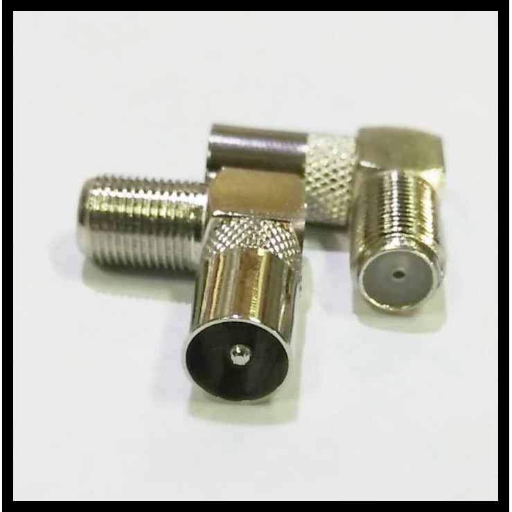 Jual Konektor Jack Antena Tv Male Model L Besi | Shopee Indonesia