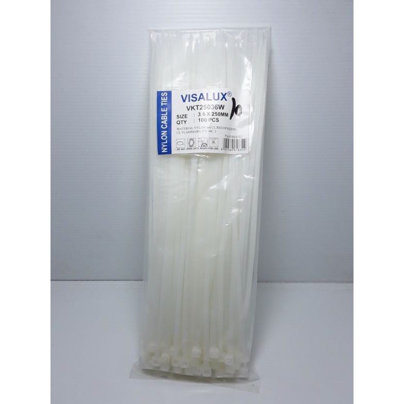Jual kabel ties visalux no 10 / 25cm ( 3,6 x 250mm ) | Shopee Indonesia