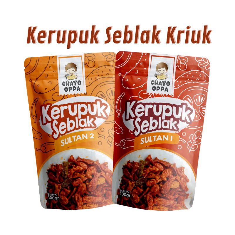 Jual Kerupuk Seblak by Chayo Oppa 100 gram Seblak Kering Makanan Ringan ...