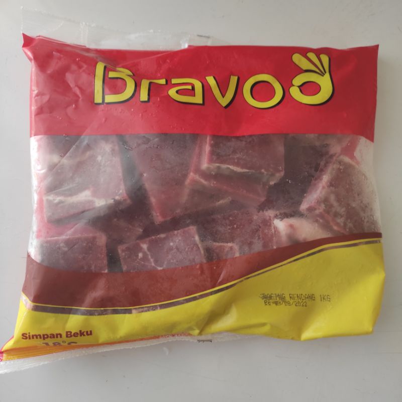 Jual Bravoo Daging Rendang Potong 1 kg | Shopee Indonesia