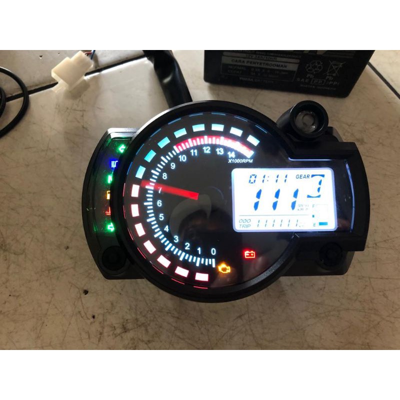 Jual Spedometer DIGITAL KOSO RX2N MOS, Babon Bulat Semua Motor | Shopee ...