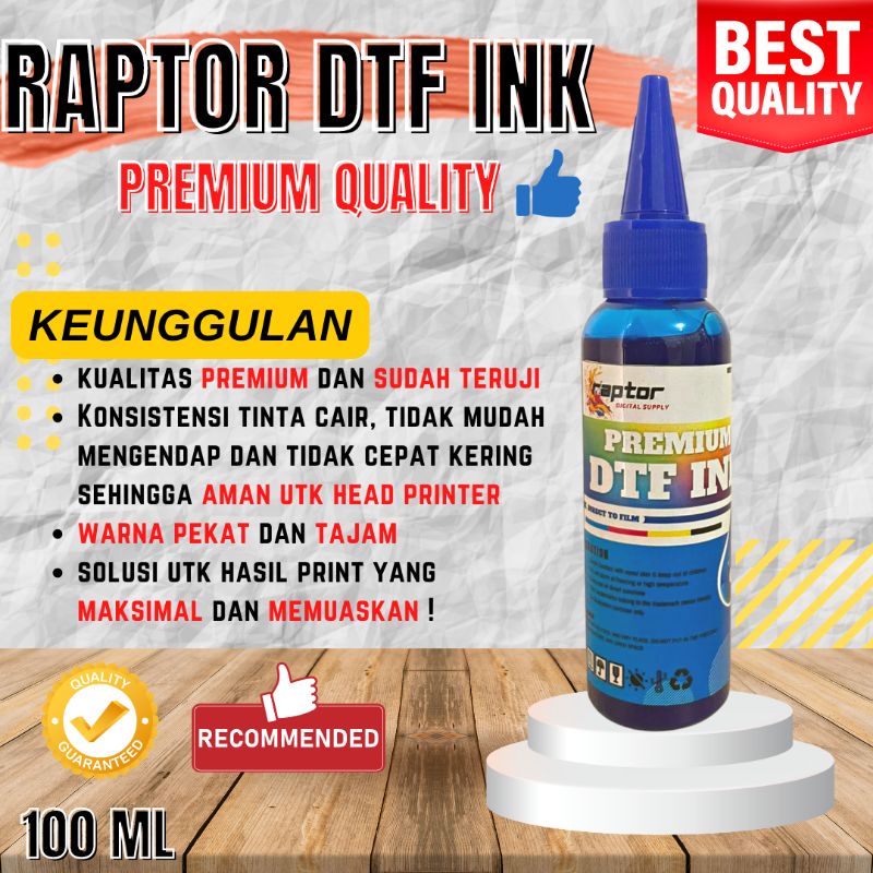 Jual TINTA DTF CMYK PREMIUM QUALITY 100 ML SABLON DTF | Shopee Indonesia