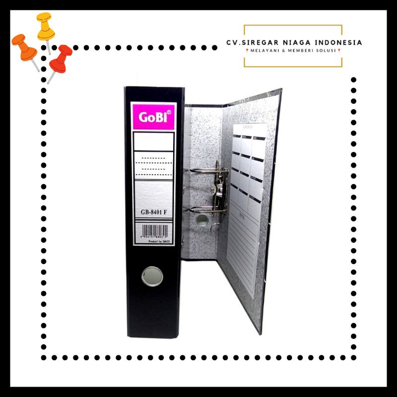 Jual (1 Pcs) Map Gobi / File Map / Ordner GB-8401 F Hitam IMCO ORI ...