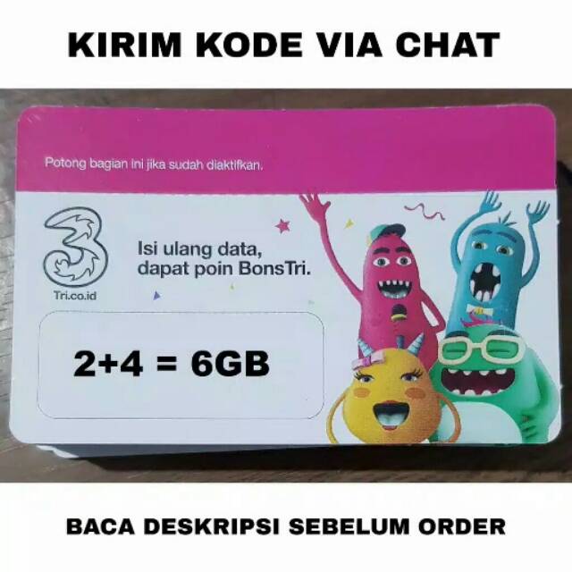 Jual VOUCER KUOTA MURAH 6 GB(2GB+4GB=6GB) | Shopee Indonesia