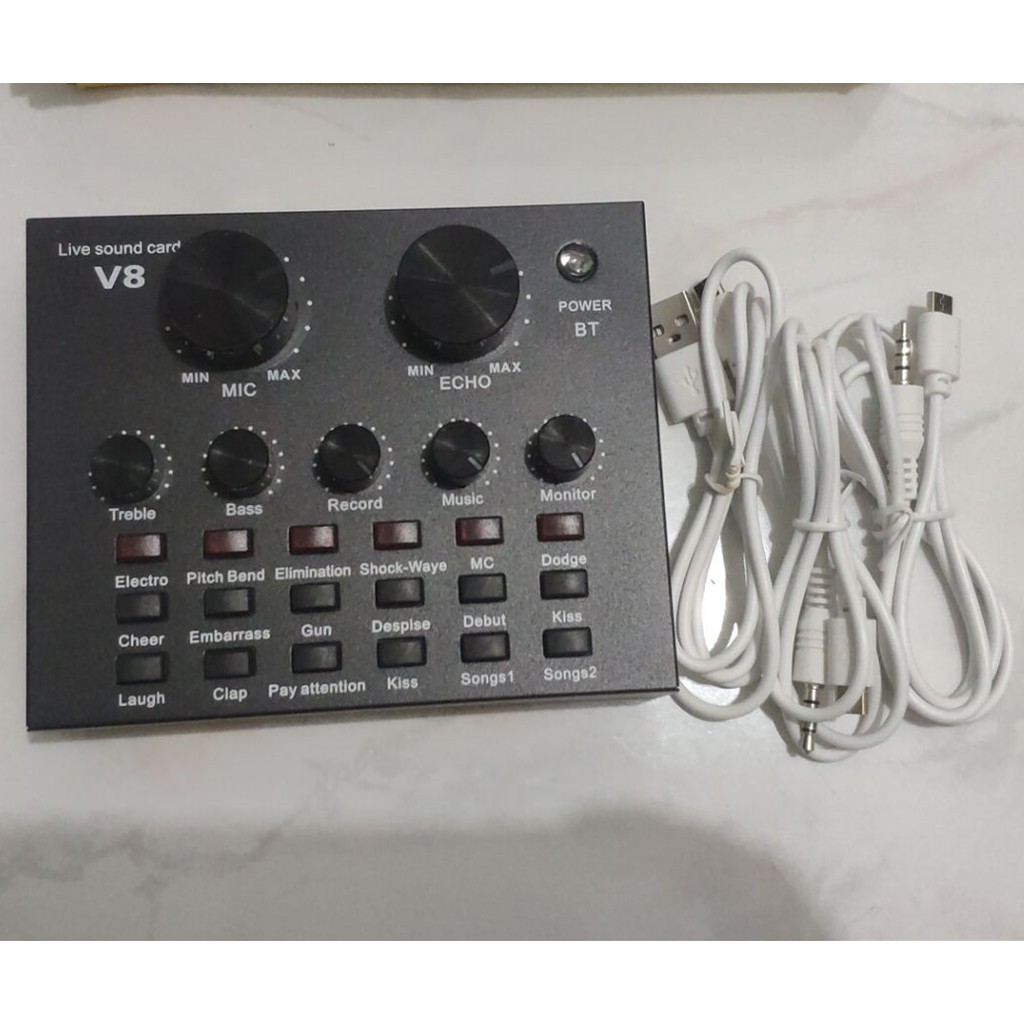 Jual Sound card V8 Mixer Bluetooth | Shopee Indonesia