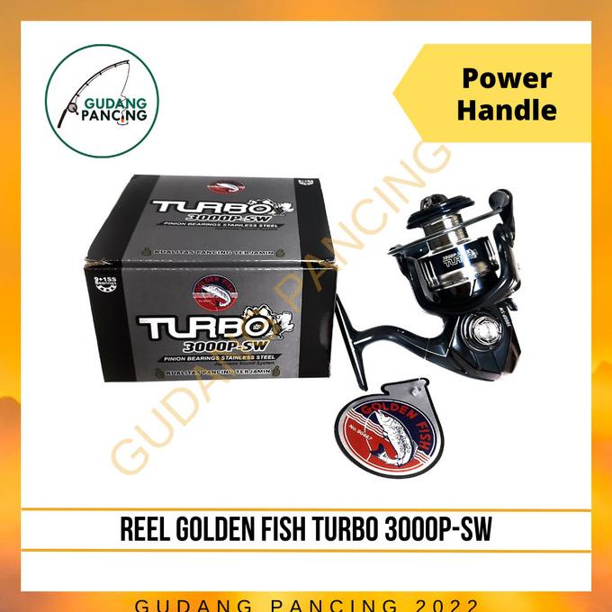 Jual Reel Golden Fish Turbo 3000P-SW | Shopee Indonesia