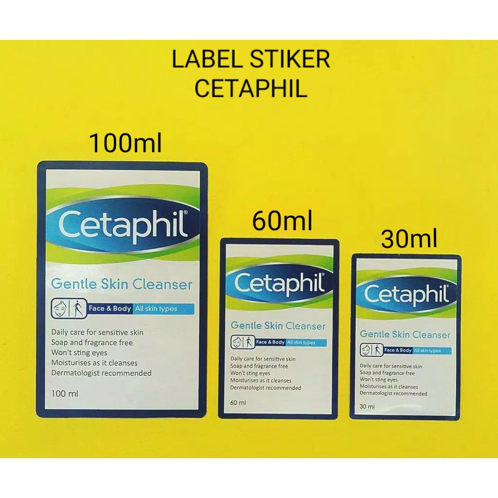 Jual Label Stiker Cetaphil Murah | Shopee Indonesia