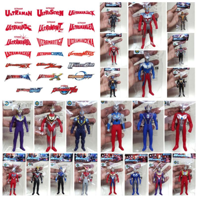 Jual Action Figure Ultraman Ultra Series Dyna Gaia Cosmos Mebius ...