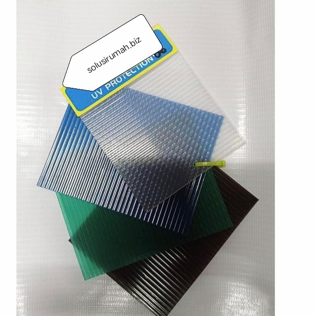 Jual plastik Sheet pp custom flat Lembaran 08mm garis /100cm timbul ...
