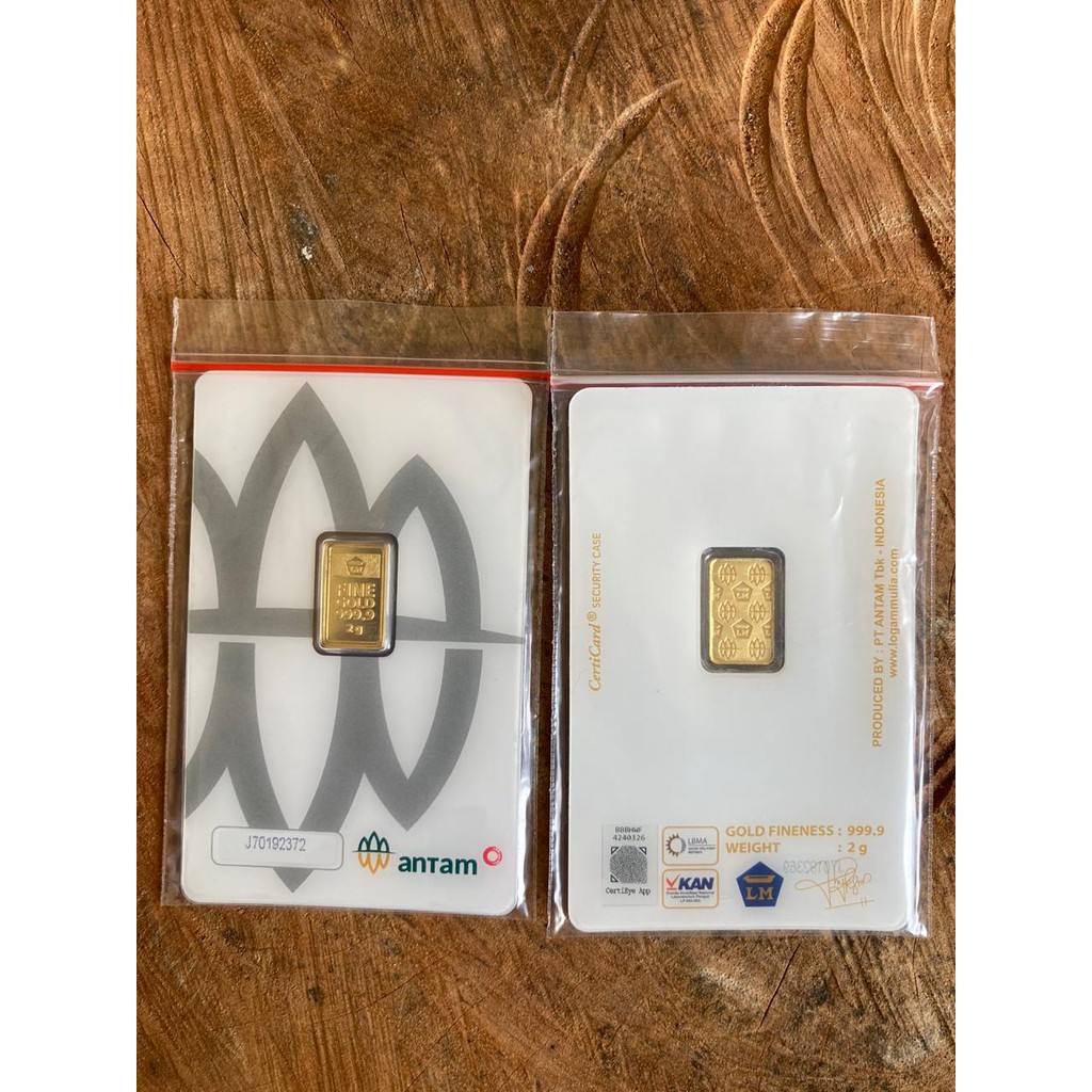Jual Emas Logam Mulia Antam 2gram 2 gram 2gr Press Reinvented Certieye ...