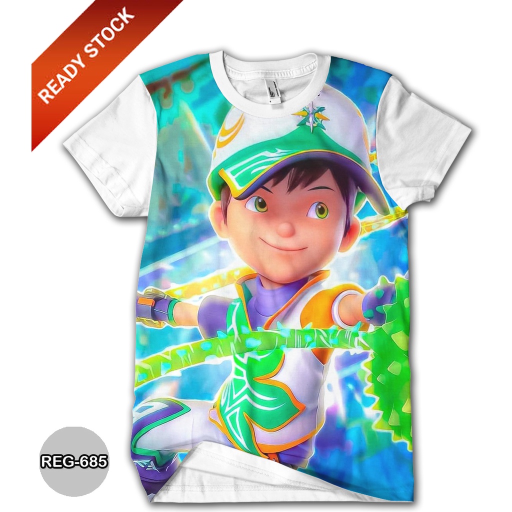 Jual Baju Boboiboy Sori 3D Kaos Boboiboy Serial TV Animasi Anak #REG ...