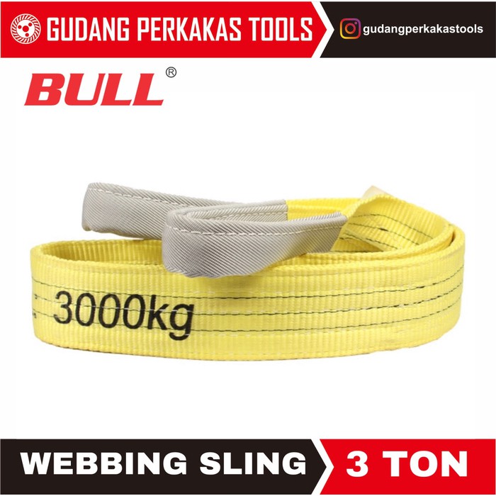 Jual SBO Webbing sling/ sling belt/ tali angkat barang 3 ton x 6 meter ...