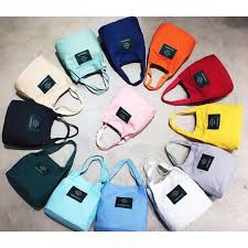 Jual TAS TOTE BAG MINI KANVAS KOREA | Shopee Indonesia