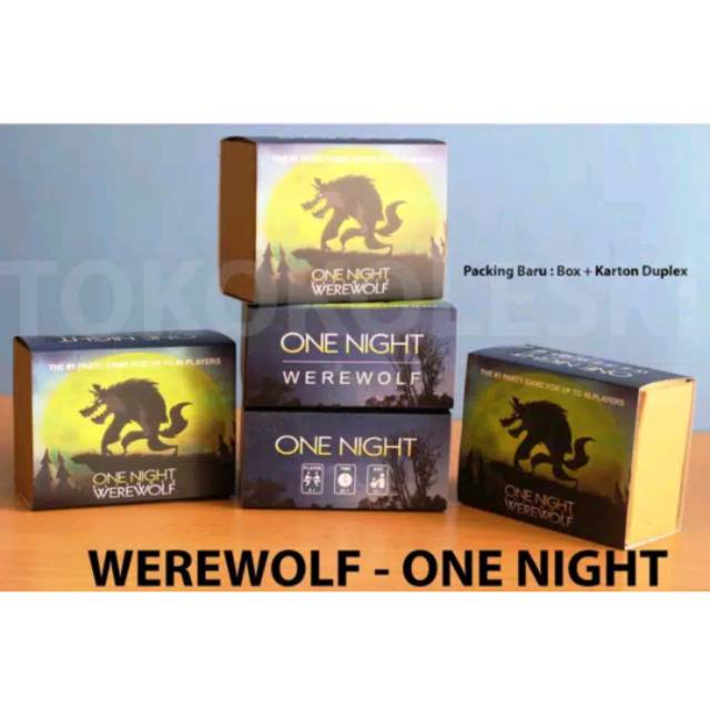 Jual [SPECIAL EDITION] One Night Werewolf Full Color - 40 Card - 28 ...