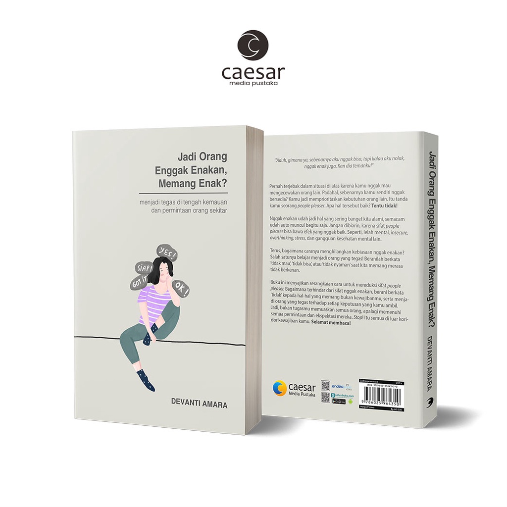 Jual Buku Jadi Orang Nggak Enakan, Memang Enak? - Devanti Amara ...