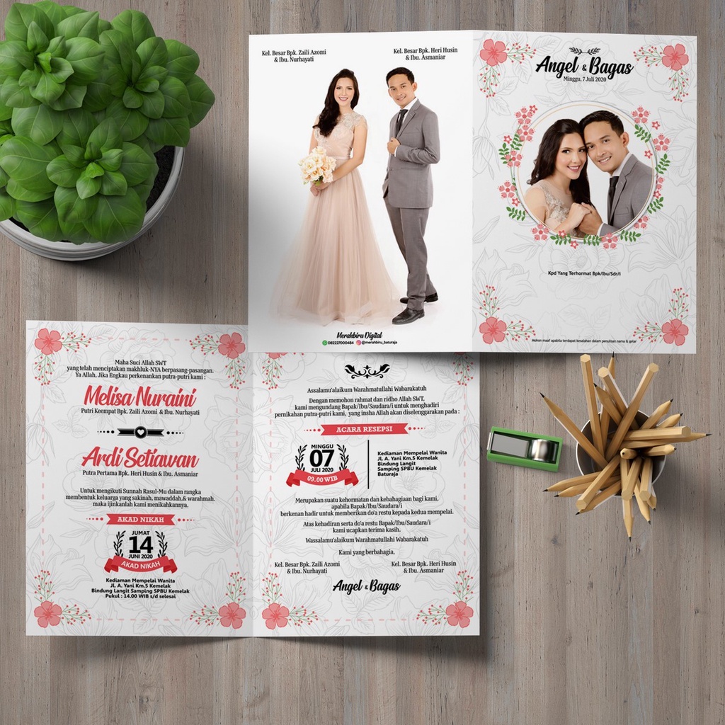 Jual Undangan pernikahan / Undangan Nikah / Undangan Perkawinan ...