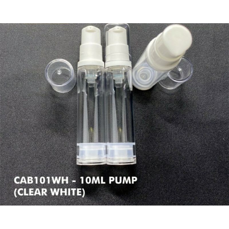 Jual Botol 10ml Botol Pump 10ml Botol Airless Pump 10ML / Botol Serum ...