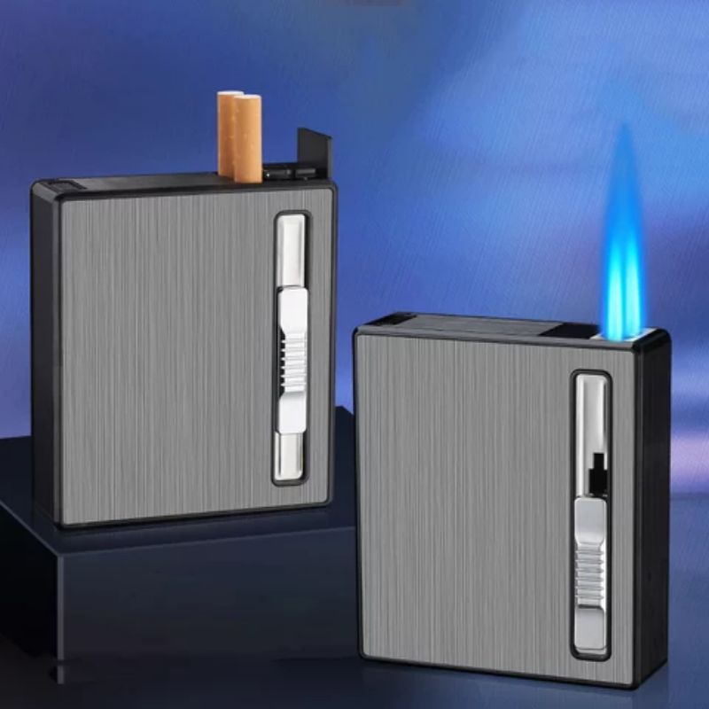 Jual Kotak Rokok Korek Otomatis 10 Buah Kapasitas Kotak Rokok Logam ...