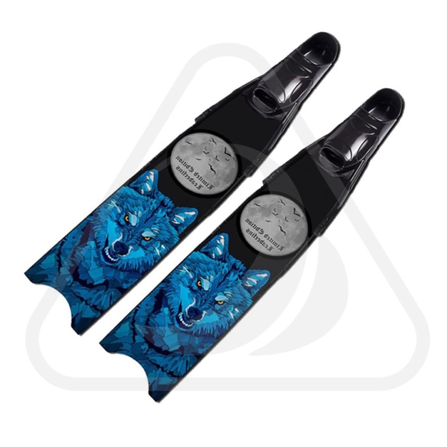 Jual Long fin Freediving Leaderfins Limited Edition 2019 Wolf Epoxy ...