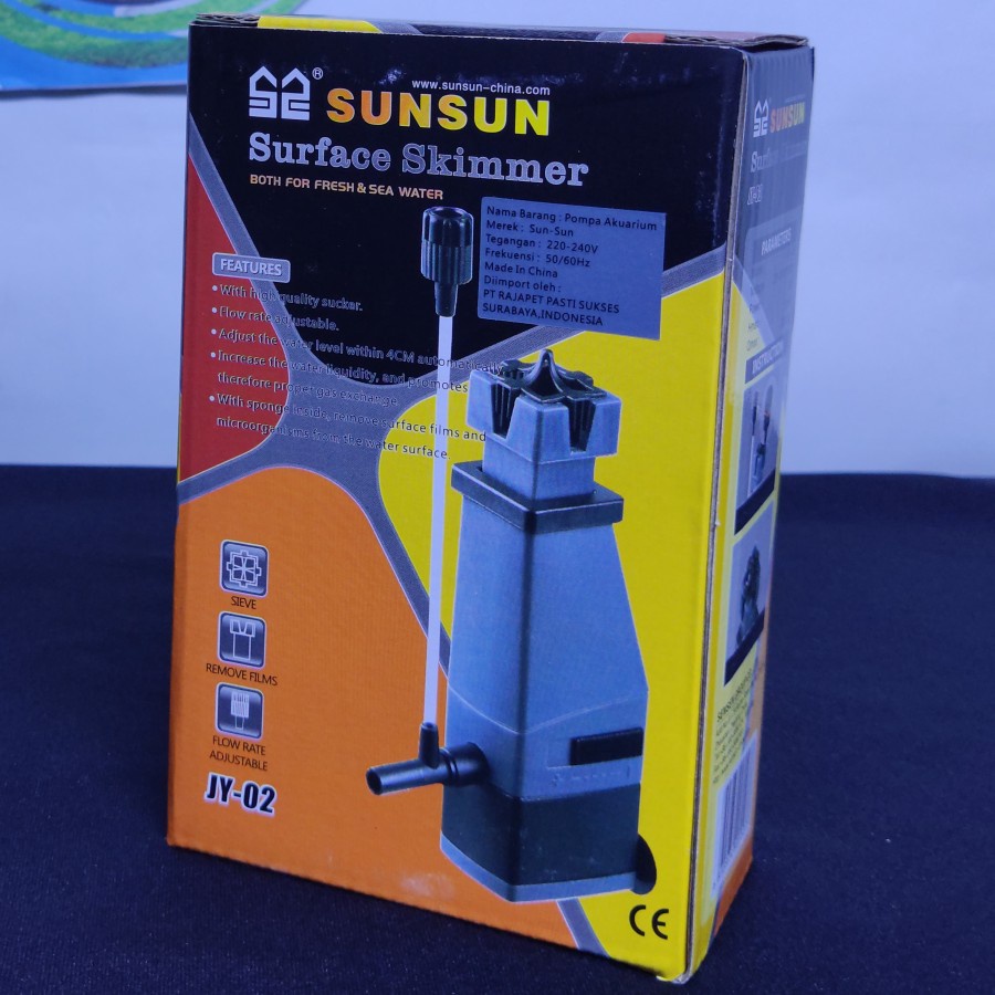 Jual SUNSUN JY-02 Surface Skimmer , Oil Silk Removal | Shopee Indonesia