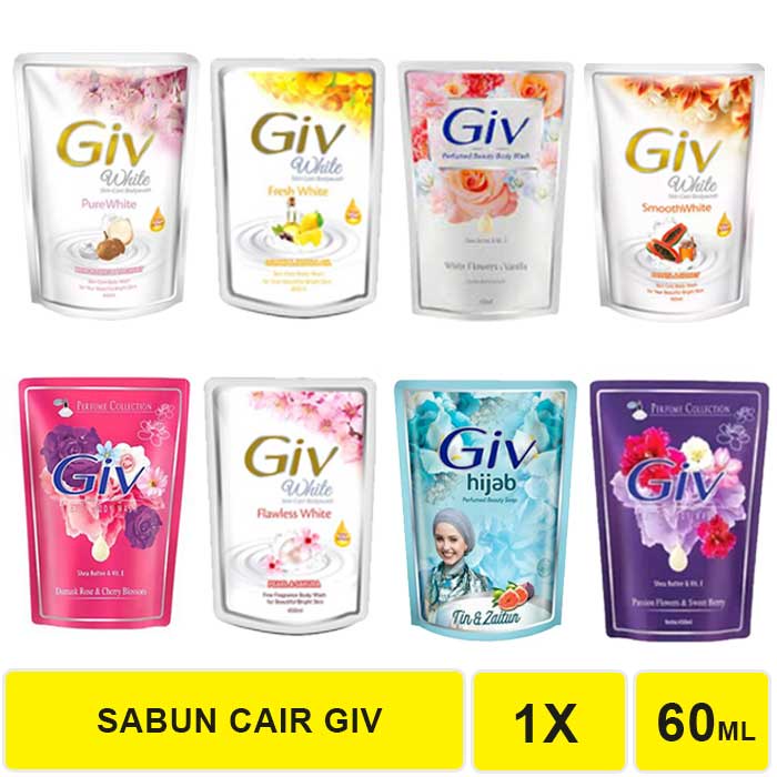 Jual SABUN CAIR GIV 60 ML / GIV BODY WASH 60 ML (ST12) | Shopee Indonesia