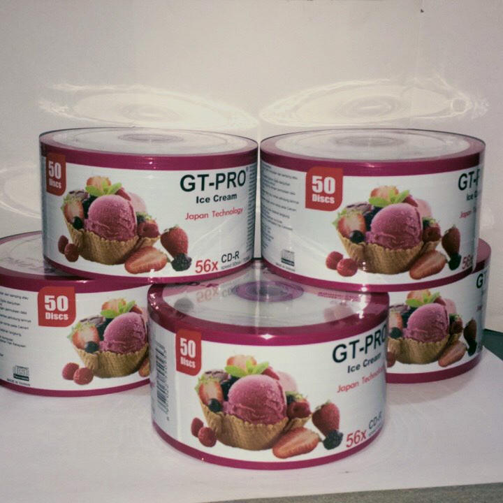 Jual CD-R CD BLANK KOSONG GT-PRO 700 MB 56x ISI 50 GT PRO | Shopee Indonesia