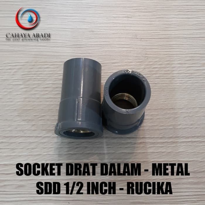 Jual FITTING - SOCKET DRAT DALAM METAL- SDD - 1/2 INCH - AW - RUCIKA ...