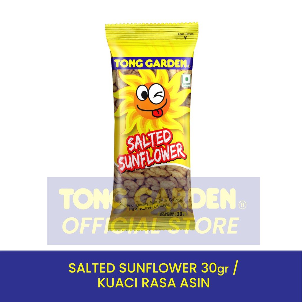 Jual Tong Garden Salted Sunflower 30g Kuaci Rasa Asin Tanpa Kulit