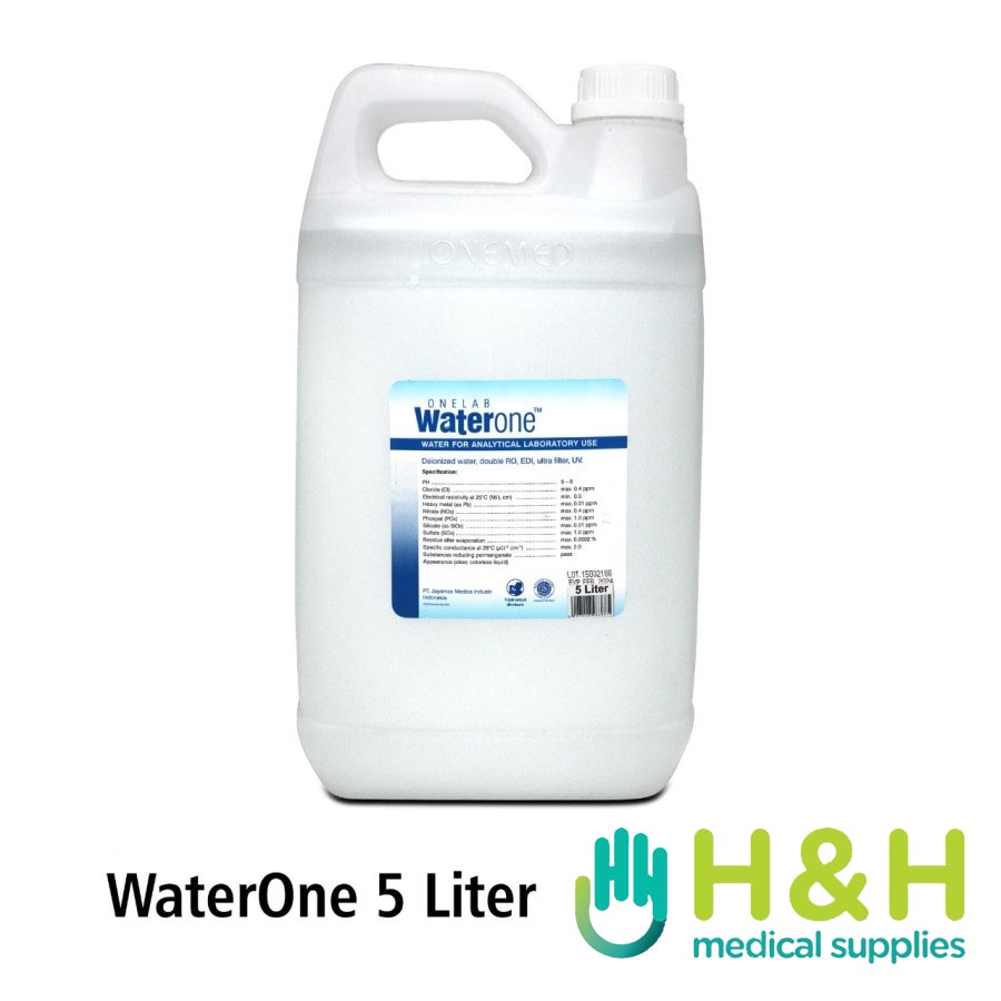 Jual Waterone 5 L/ Aquadest / Aquabidest / Aquades / Aquabides | Shopee ...