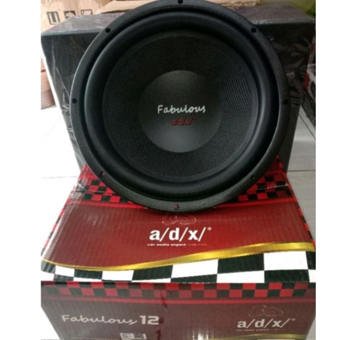 Jual subwoofer adx fabulous 12" dobel coil | Shopee Indonesia