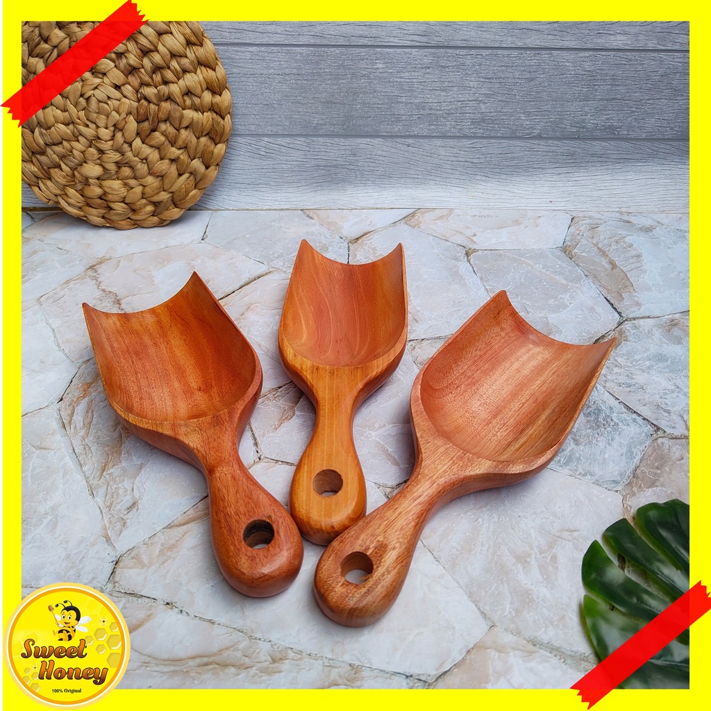 Jual Sendok Sekop Kayu Mahoni | Shopee Indonesia